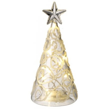 LED Glass Tree – Donna's Gift Emporium
